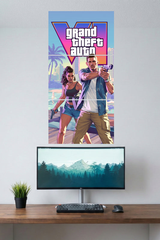 Games Split Poster – Anime Mandir