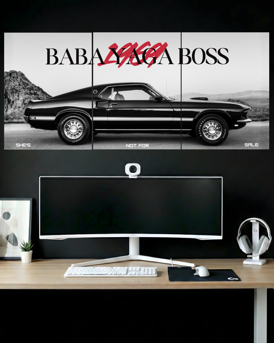 Car Split Poster – Anime Mandir