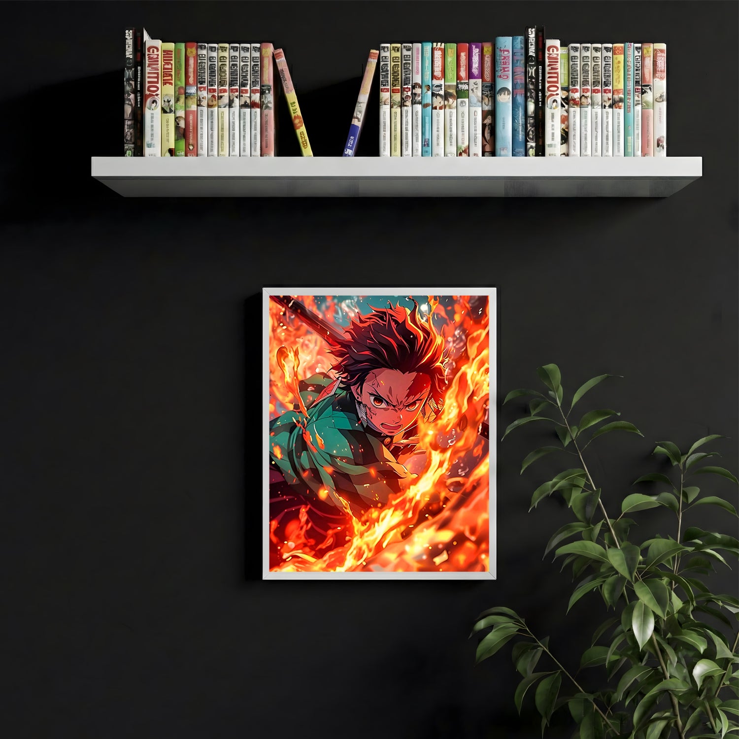 TANJIRO DEMON SLAYER | WOODEN FRAME | ANIME – Anime Mandir